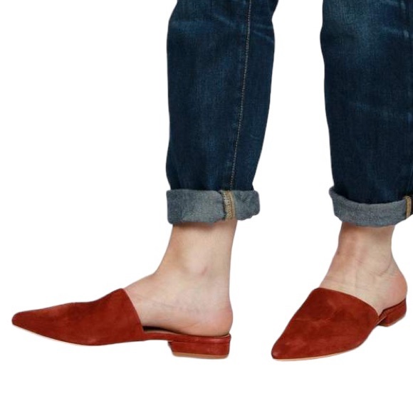 Able | Shoes | Able Local Global Marlene Red Rust Suede Pointed Toe ...